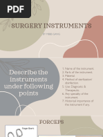 Operating Room Instruments | PDF