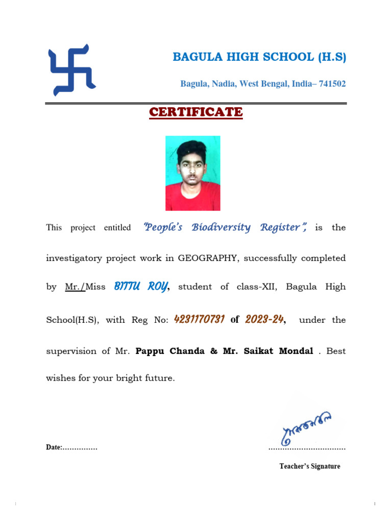 People's Biodiversity Register Project | PDF
