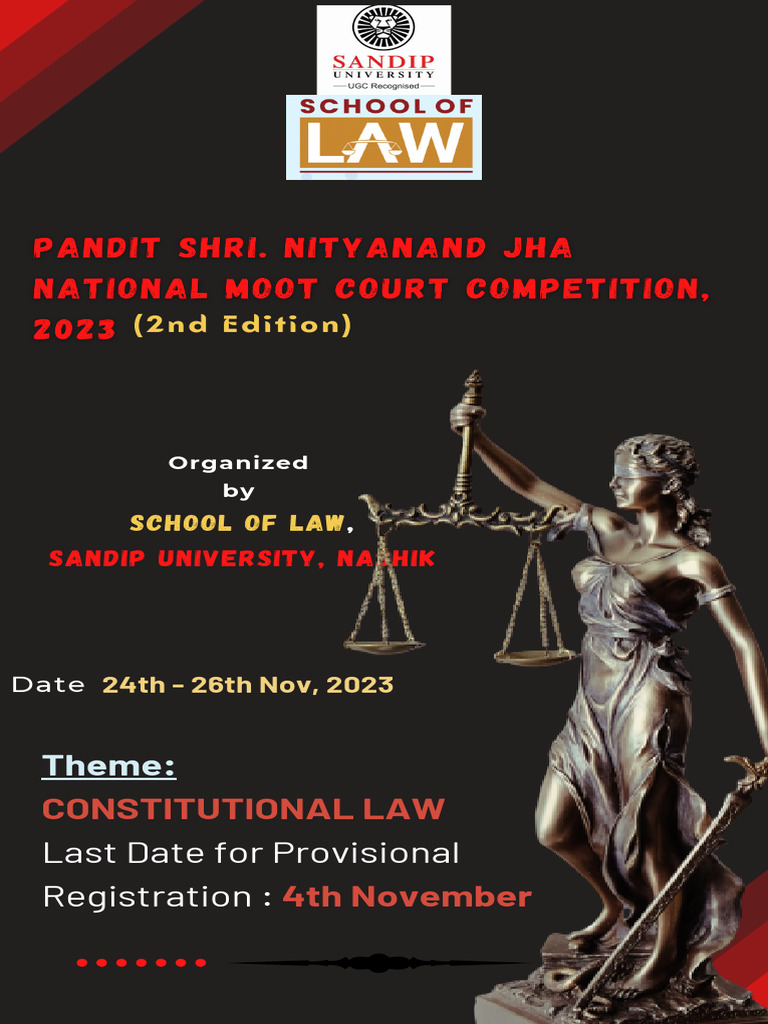 2nd National Moot Court 2023 | PDF | Law School | Mootness