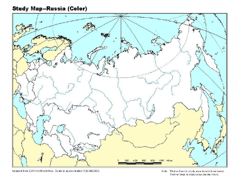 Russia-Study Map-Fall 2021 | PDF