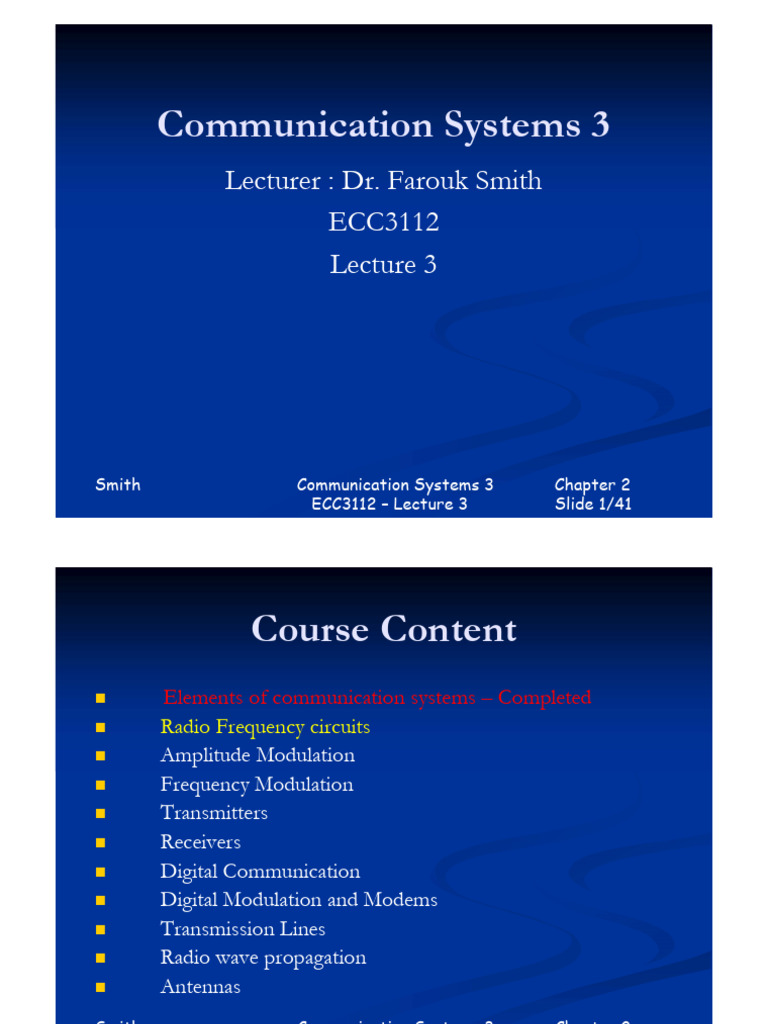 Electronic Communication Systems | PDF | Amplifier | Electronic Oscillator