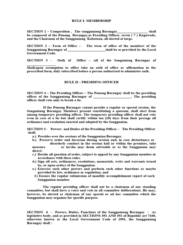 Internal Rules | PDF | Quorum | Appropriations Bill (United States)