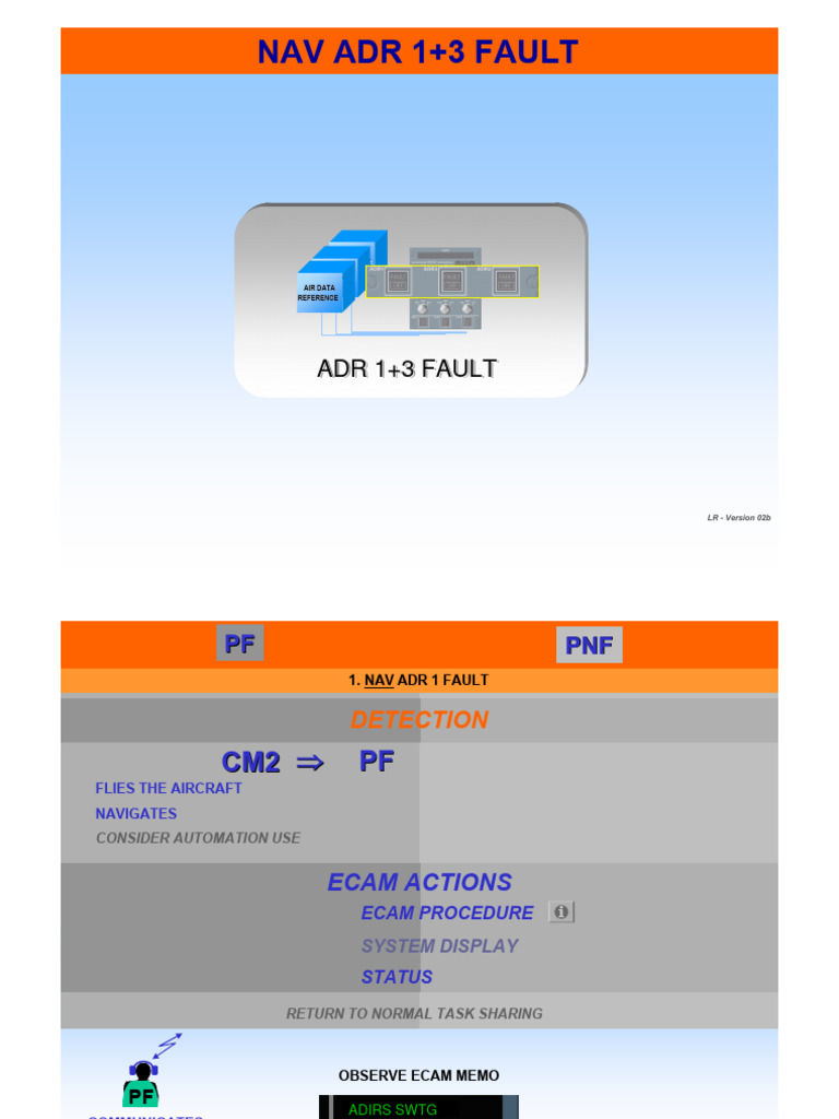 A330-Dual ADR Fault | PDF | Air Traffic Control | Aviation Accidents And Incidents