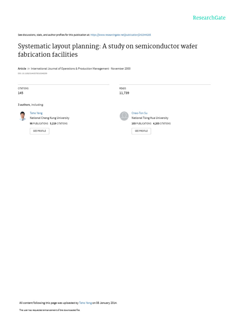 Systematic Layout Planning in Semiconductors | PDF | Semiconductor ...
