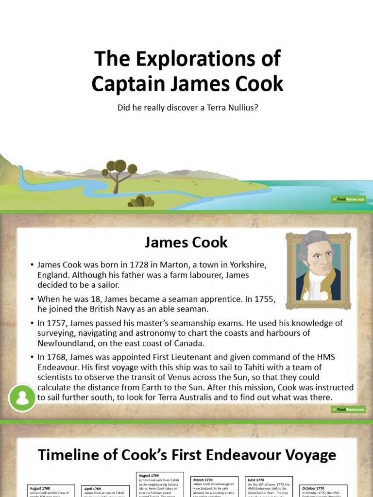 James Cook Journey | PDF | James Cook | Exploration