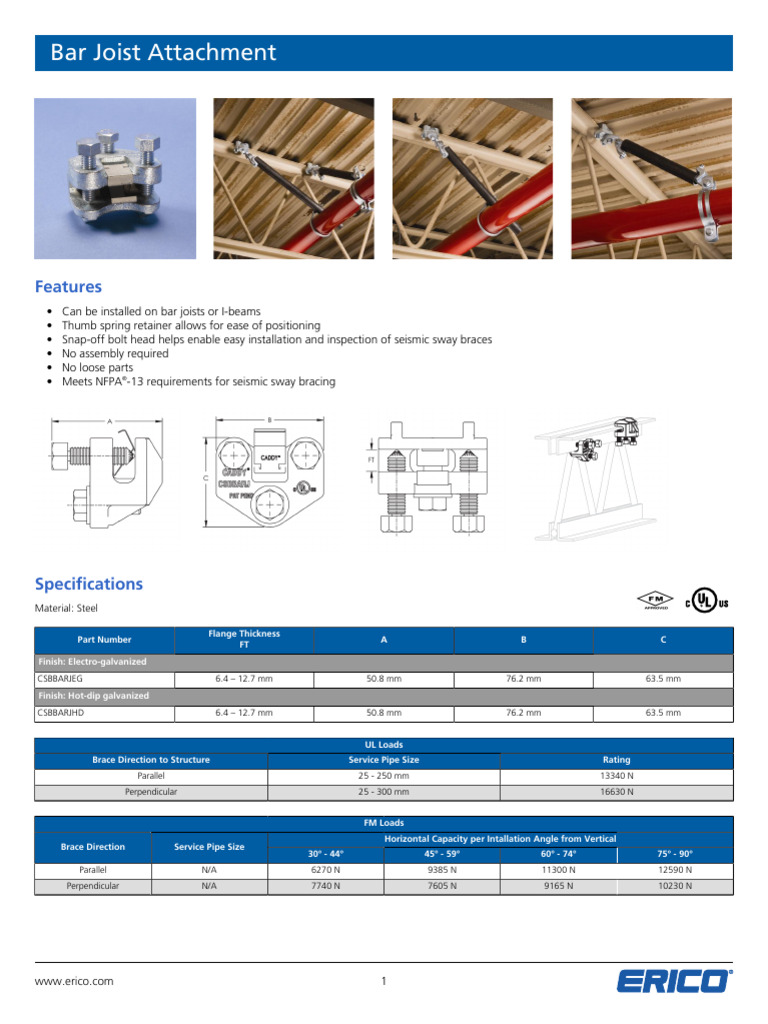 Rigid Structural Attachments - Erico | PDF | Legal Liability | Product ...