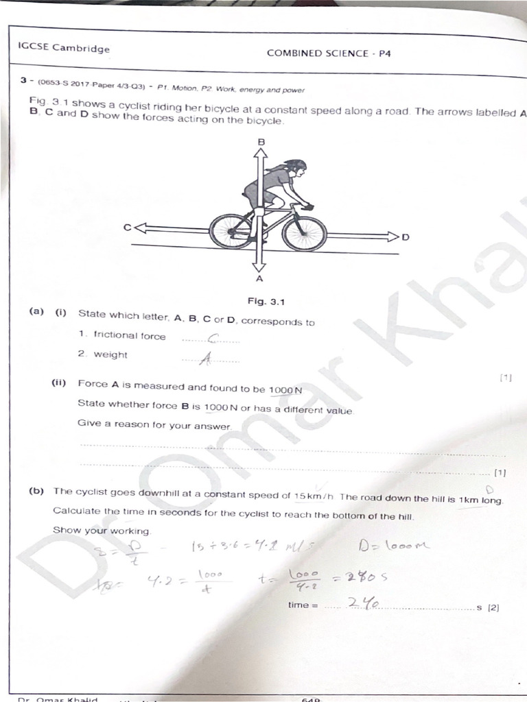 Motion Question | PDF