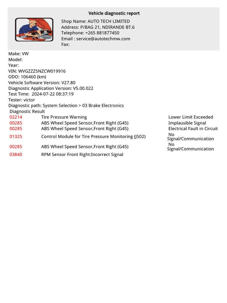 VW (DTC) 986390916500 20240722083719 | PDF