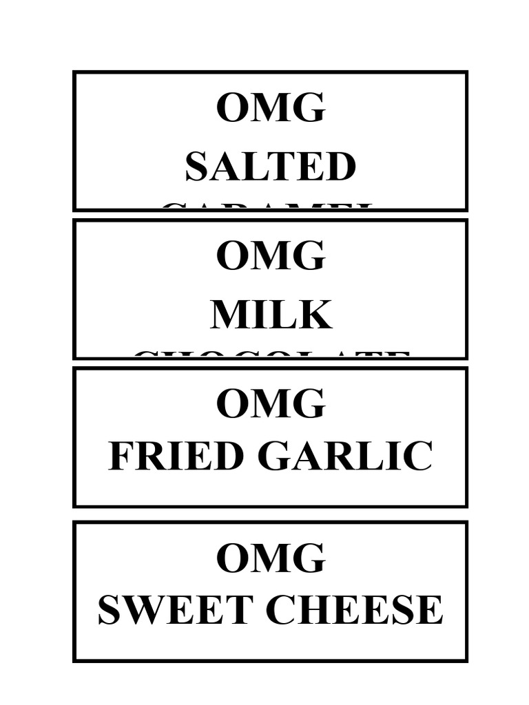 Label Bahan Baku | PDF