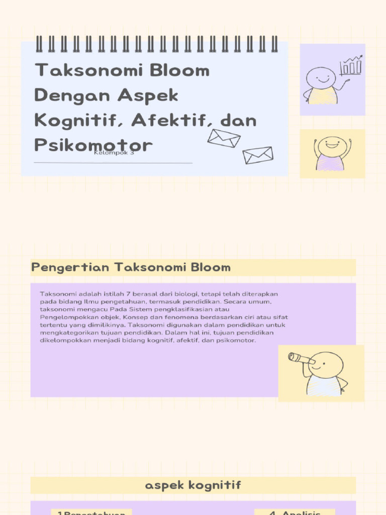 Kelompok 3 - Taksonomi Bloom | PDF