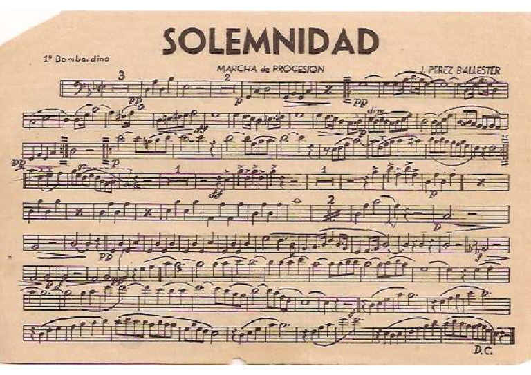 Solemnidad Bombardí 1 | PDF
