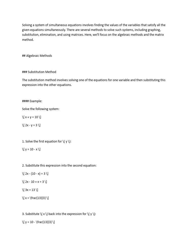 Lecture 2 | PDF | Equations | Mathematical Relations