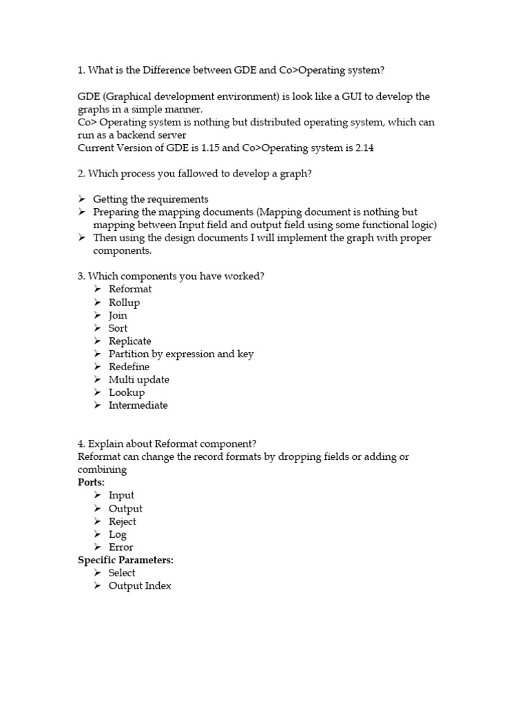 Abinitio Faq Pdf Parameter Computer Programming Computer File