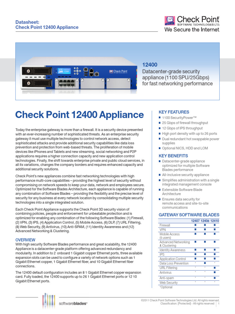 DS 12400 | PDF | Computer Network | Firewall (Computing)