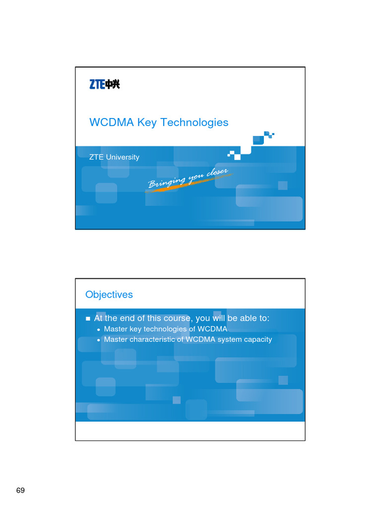 WCDMA Key Technology | Download Free PDF | Quality Of Service | Cellular Network