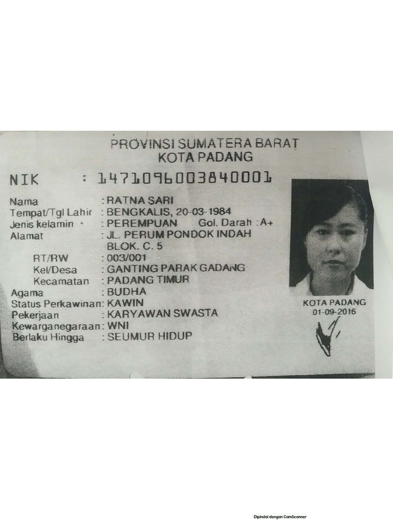 KTP Ratna Sari | PDF