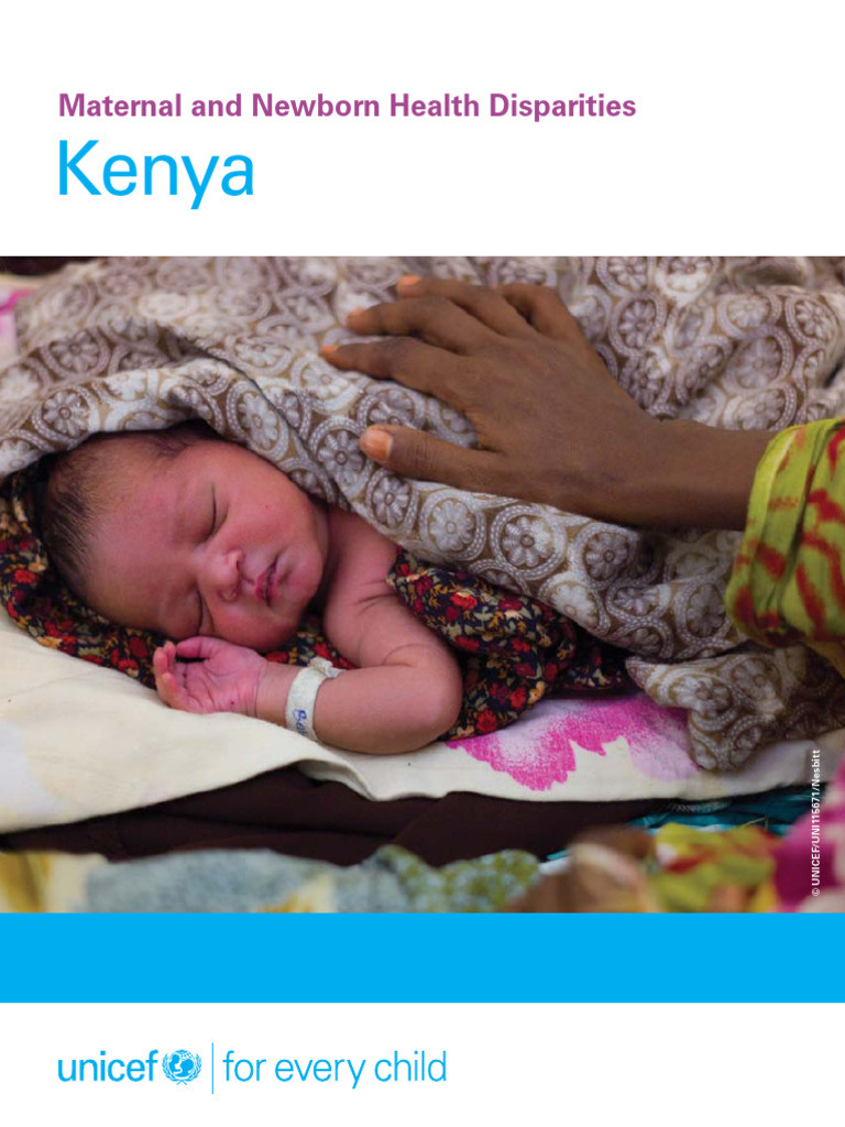 Maternal and Newborn Health - KEN | PDF | Infant Mortality | Maternal Death