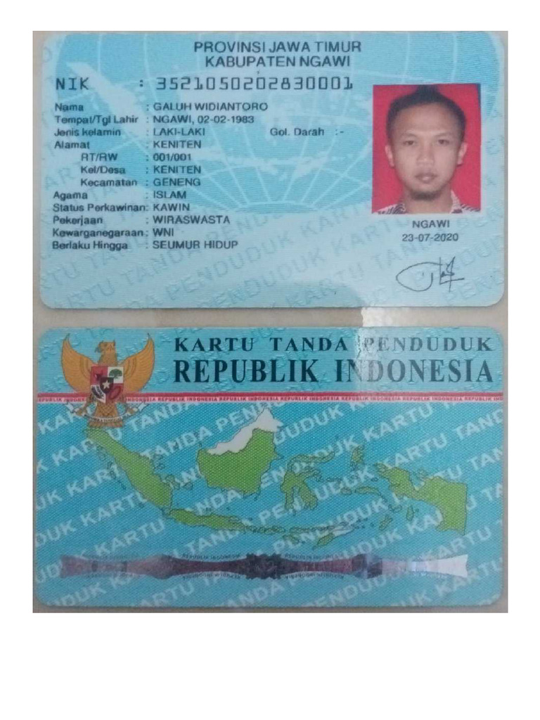 KTP Galuh Widiantoro | PDF