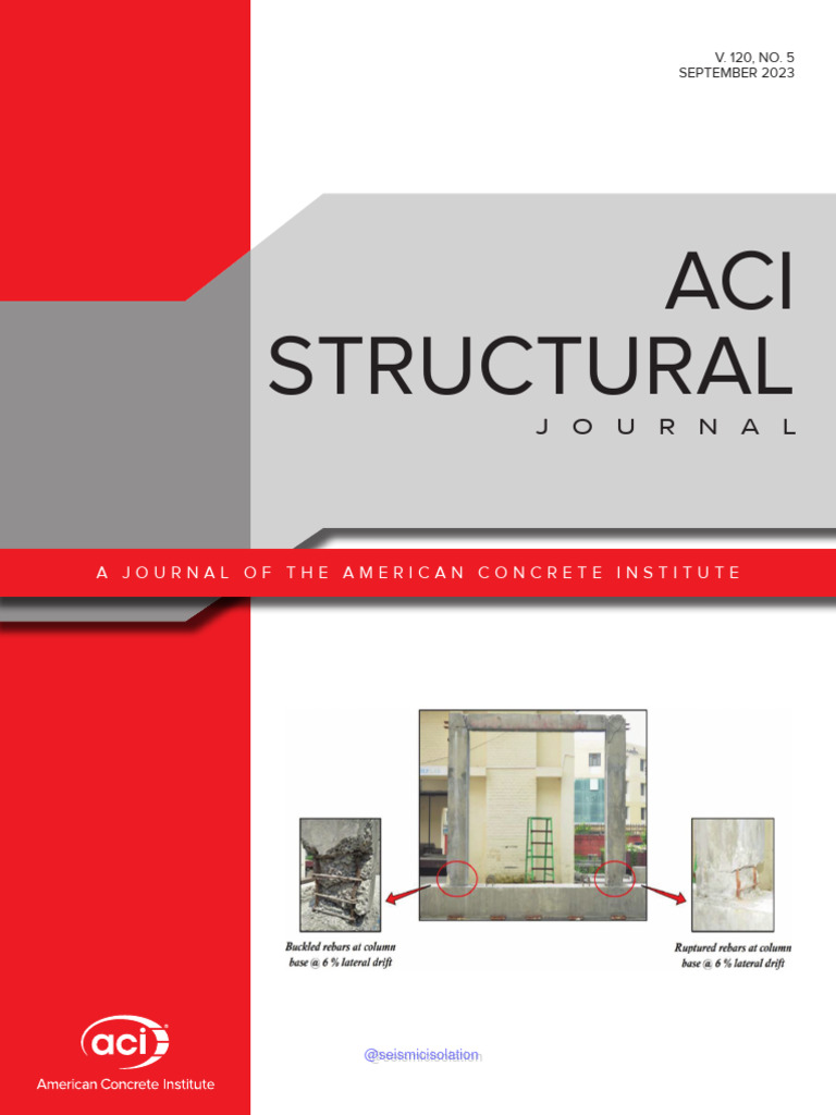 ACI Structural Journal Sept. - 2023 V. 120 No. 5 | PDF | Strength Of Materials | Deformation ...