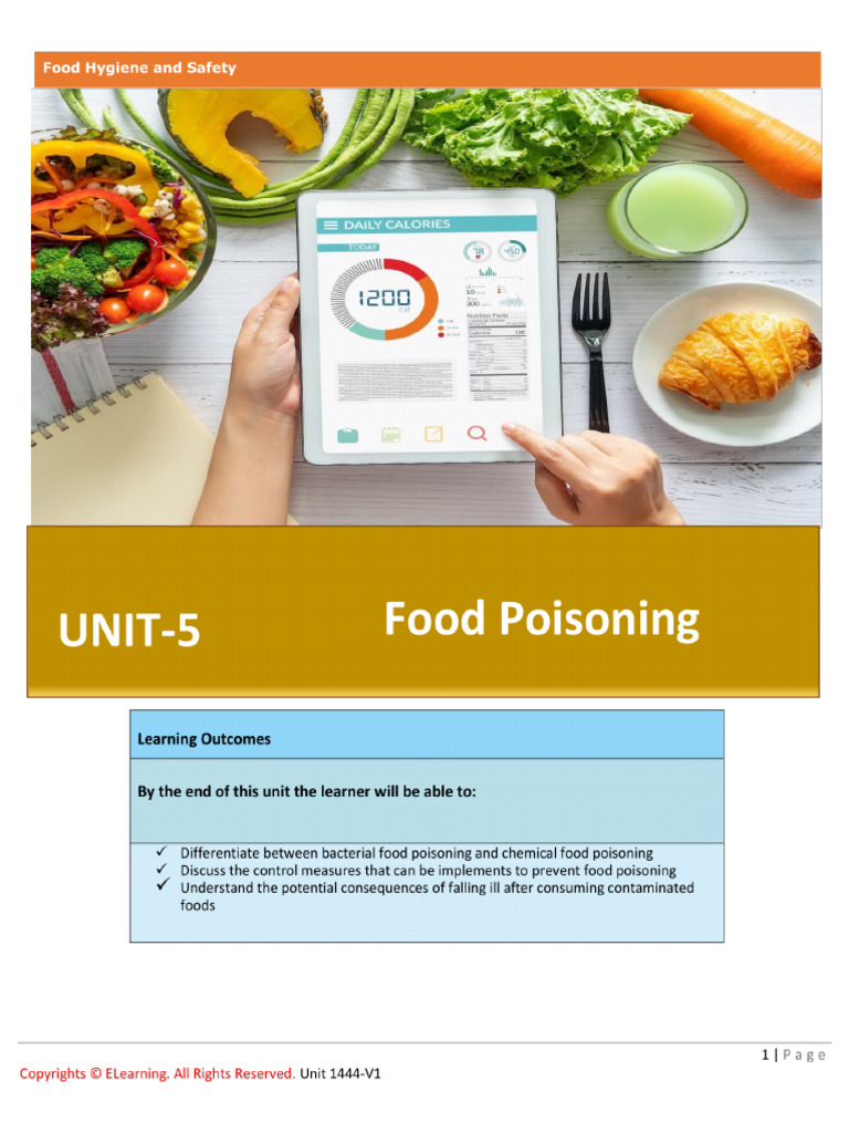Unit 5 Food Poisoning | PDF