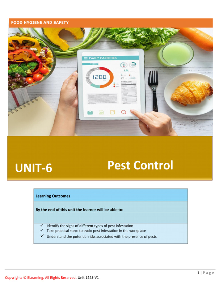 Unit 6 Pest Control | PDF