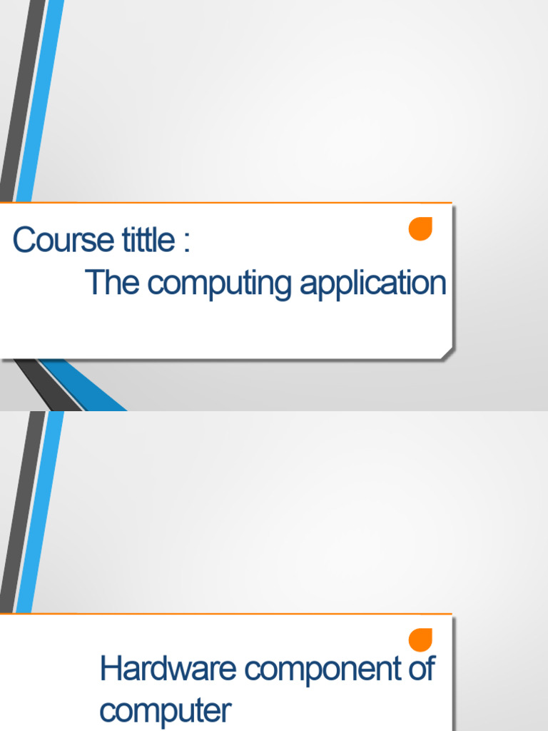 Lecture 4 Input Output Unit | PDF | Computer Monitor | Central Processing Unit