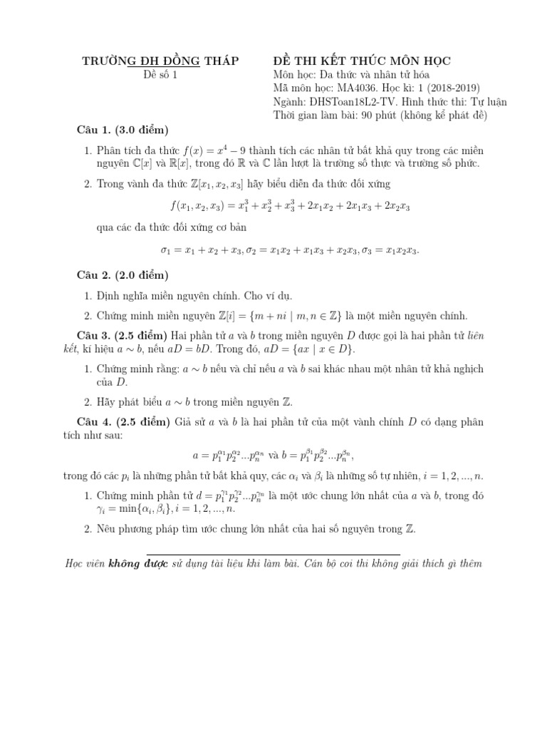 DT DA Dathucvanhantuhoa DHSTOAN18 L2 TV (De1) | PDF