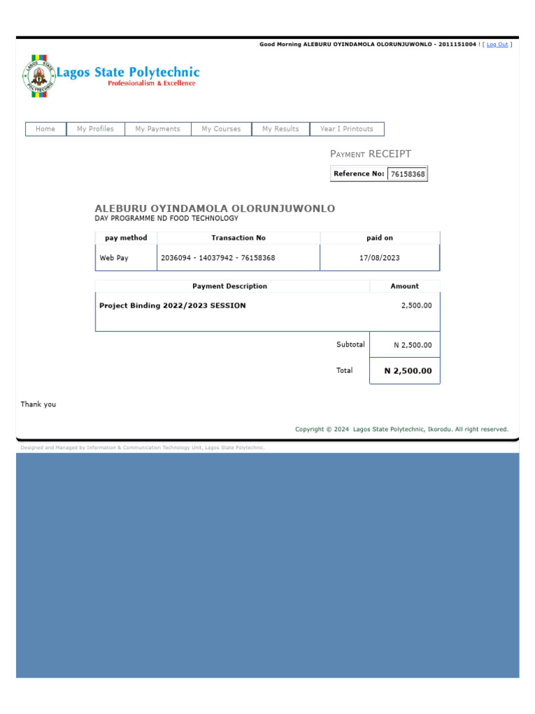 Lagos State Polytechnic | PDF