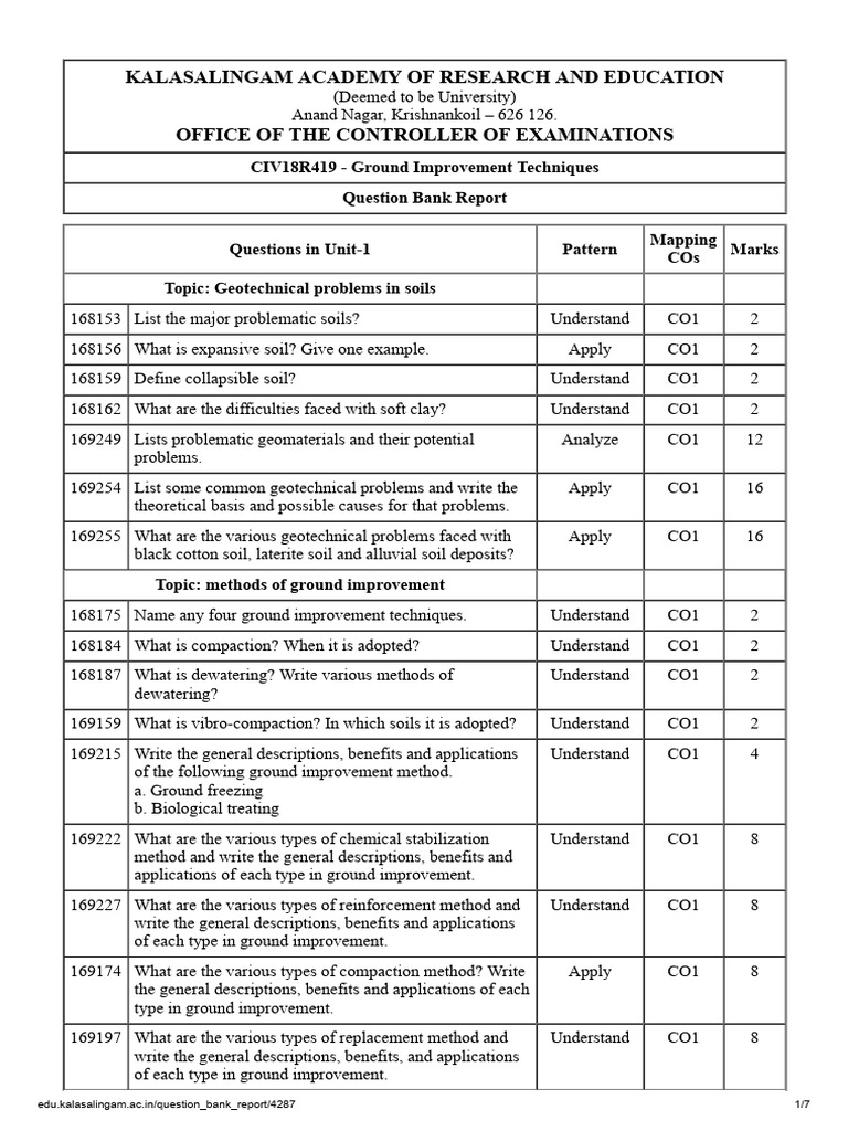 UNIT 1,2,3,4,5 Questions only | PDF | Groundwater | Earth Sciences UNIT 1,2,3,4,5 Questions only | PDF | Groundwater | Earth Sciences