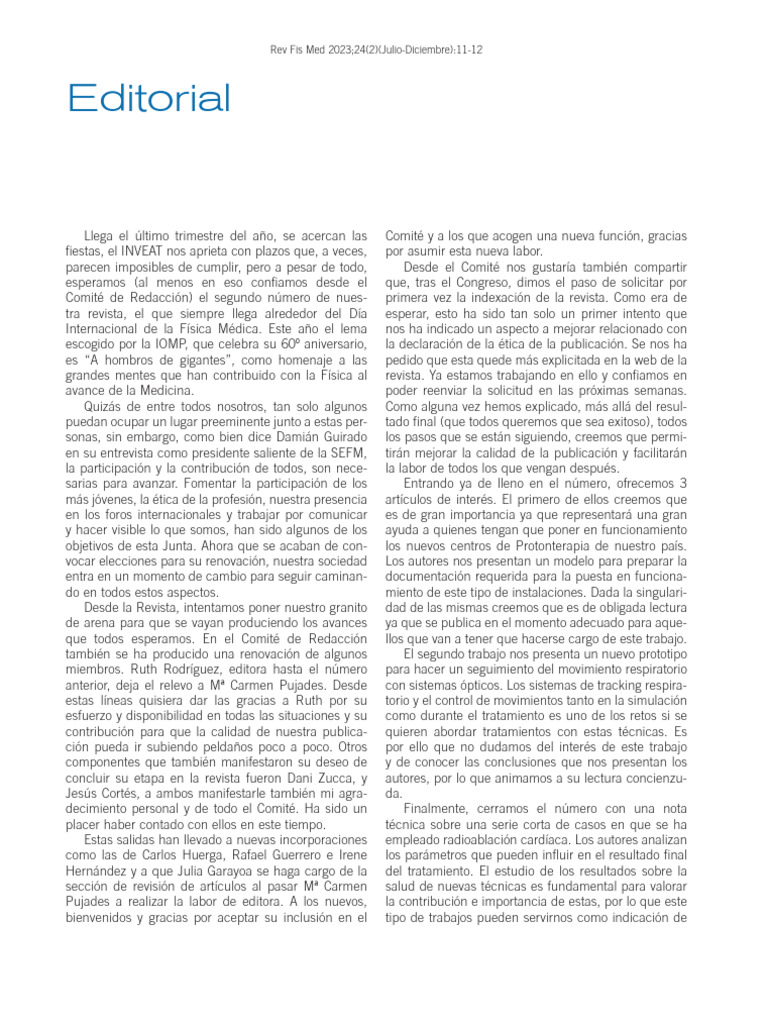 RFM 24 2 Editorial | PDF