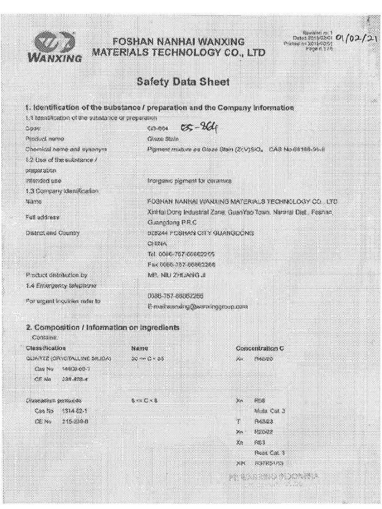 Glaze Stain GS 8645-1 | PDF