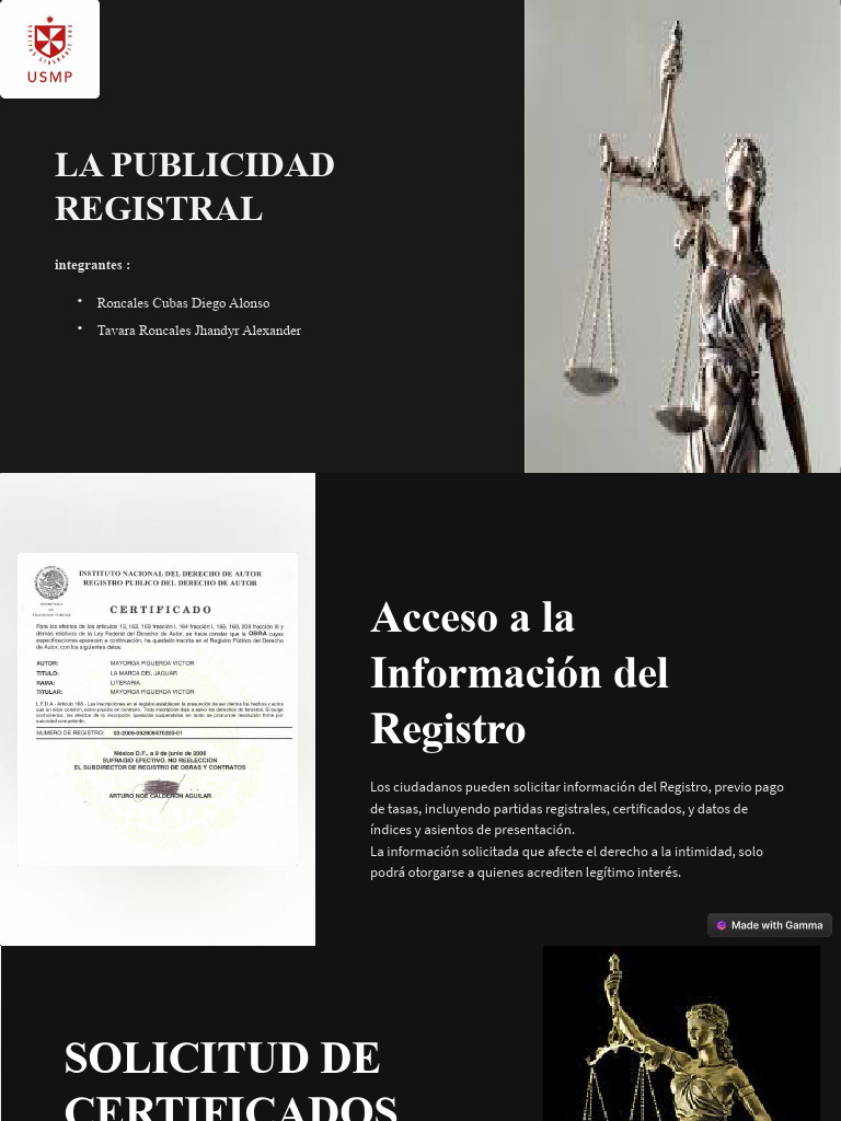 Guía de Certificados Registrales | PDF