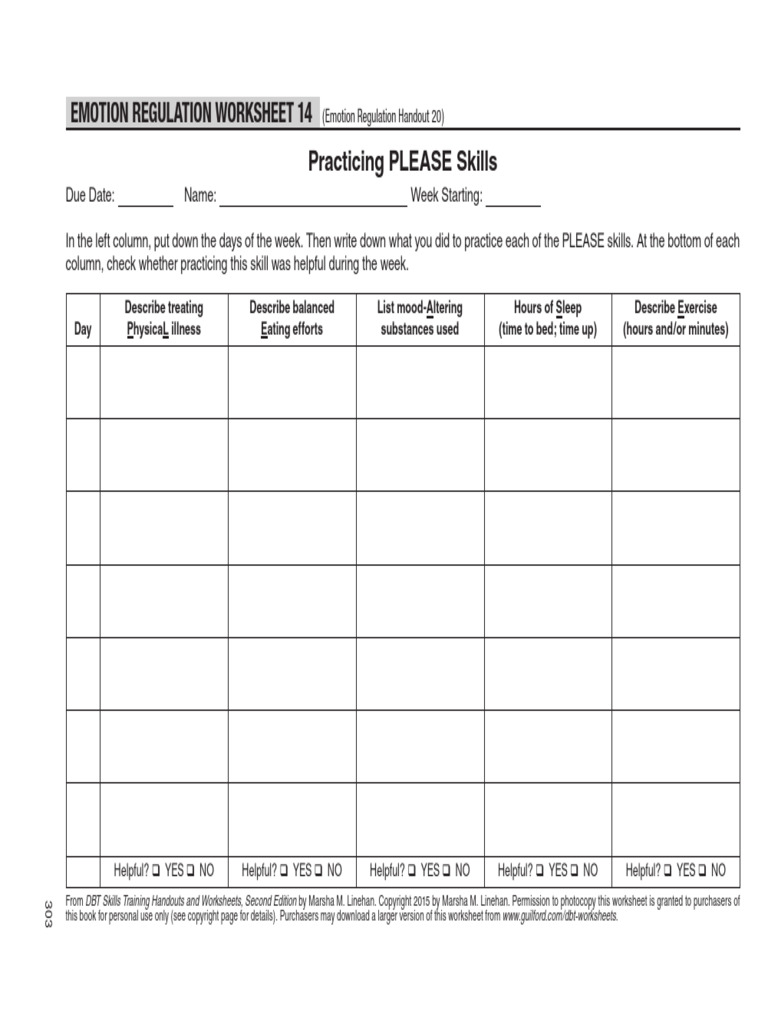 Please Skills DBT | PDF