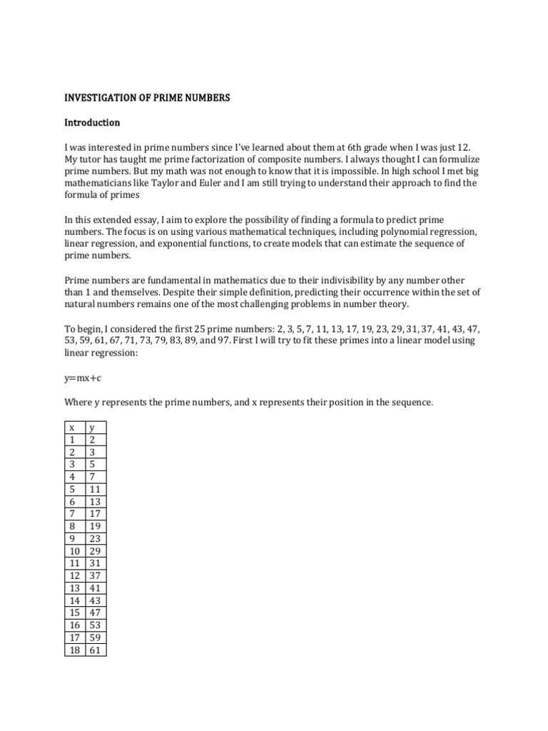 Deniz Ee 2 | PDF | Prime Number | Linear Regression