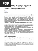 Perbedaan Trigatra dan Pancagatra | PDF