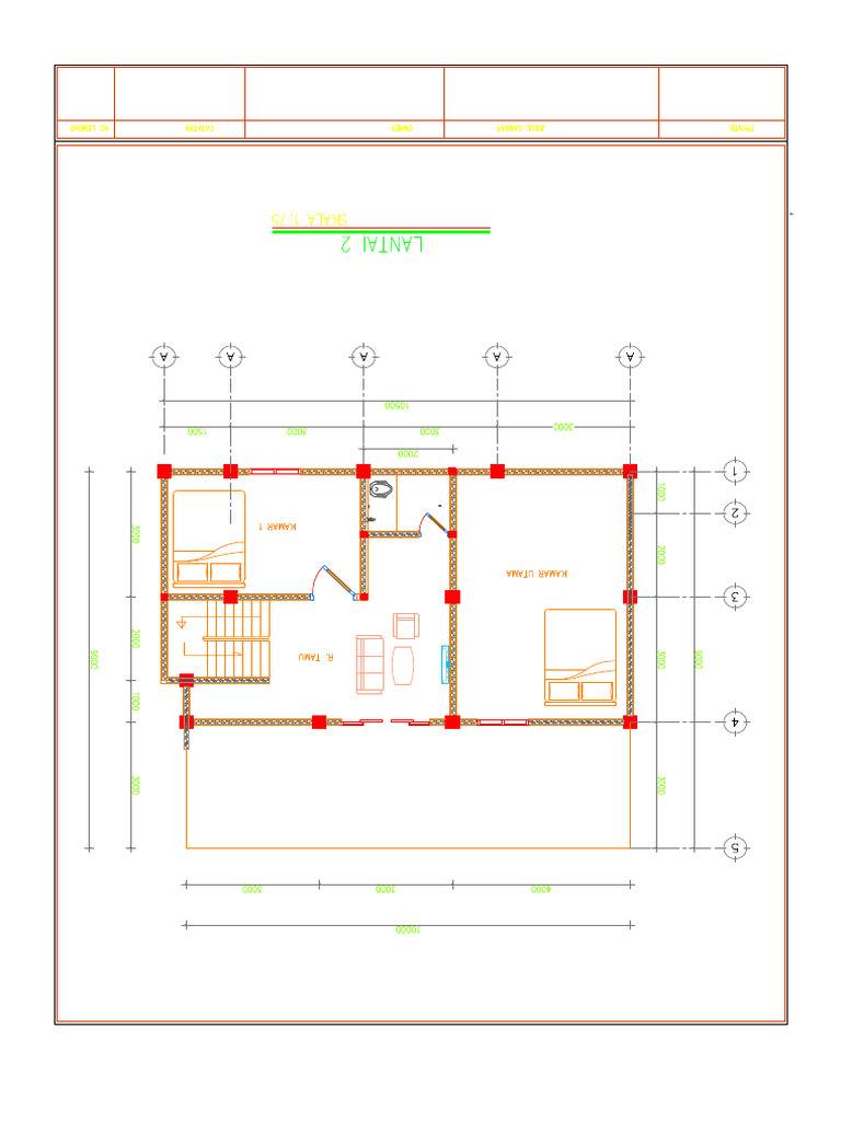 LAYOUT RUMAH LT 2 | PDF