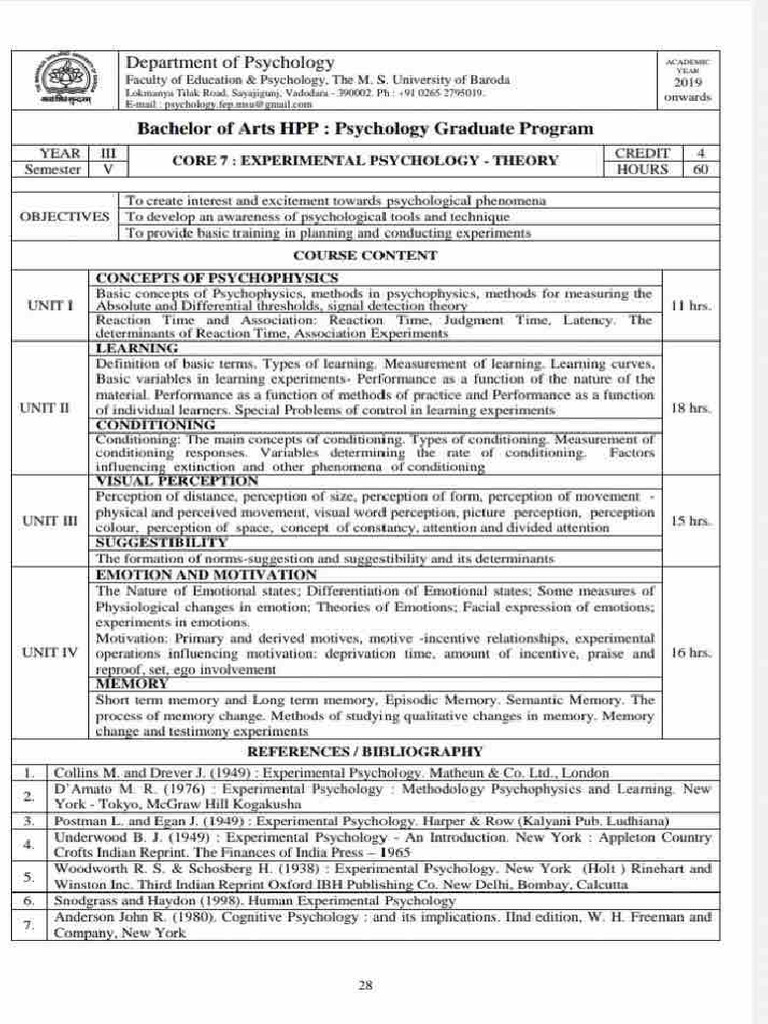 Sem 5 Syllabus | PDF
