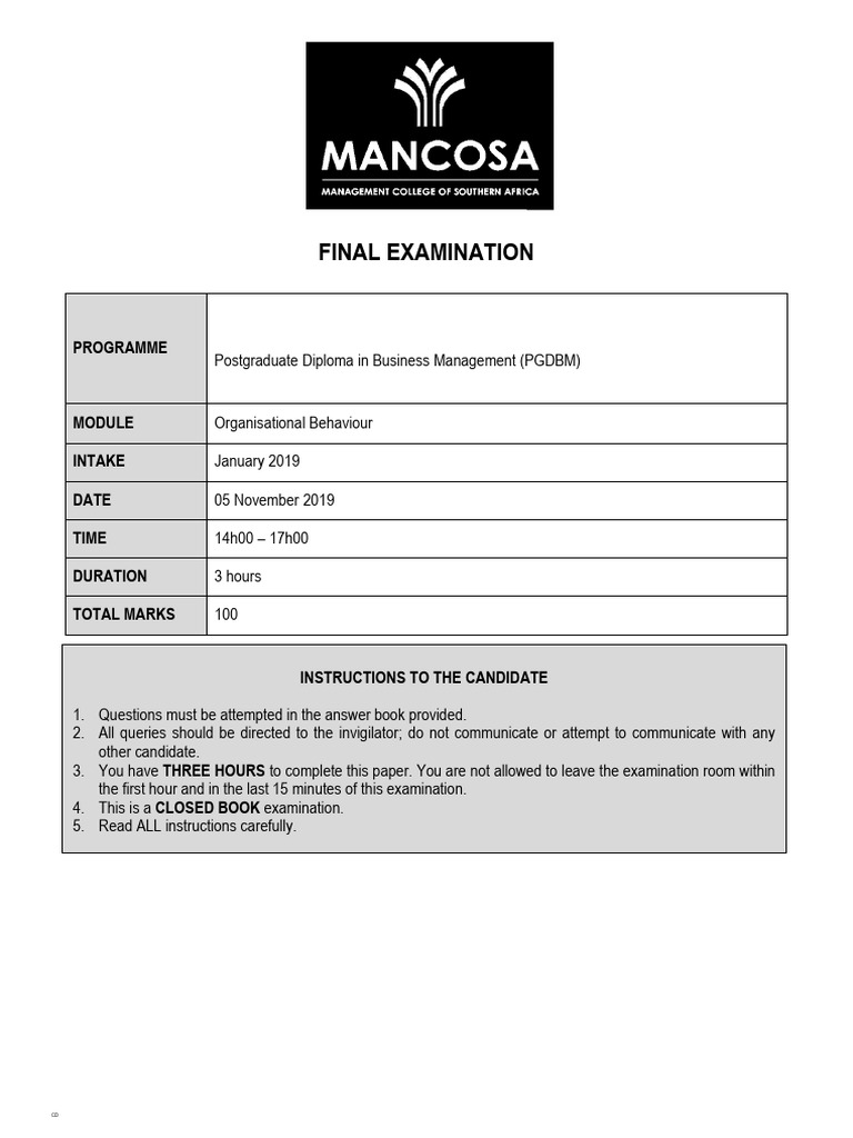 Org Behav - NEW PR - NOV 2019 | PDF | Zappos | Employee Retention