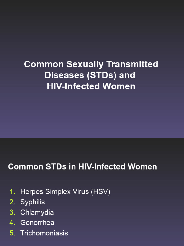 5 - std | PDF | Sexually Transmitted Infection | Microbiology
