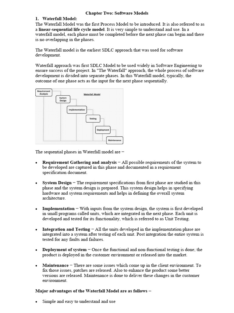 Unit Two - Software Models | PDF | Software Development Process | Agile ... Unit Two - Software Models | PDF | Software Development Process | Agile ...