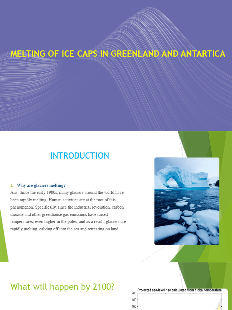 Climate Change: Ice Caps at Risk | PDF | Sea Level Rise | Glacier