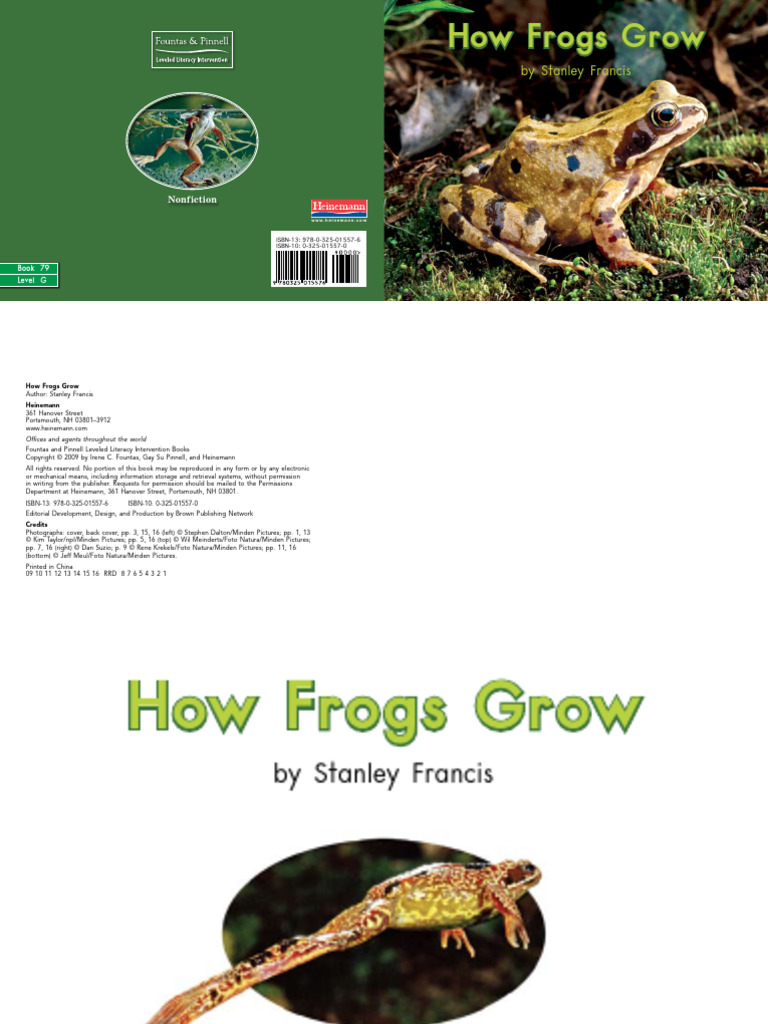 79 How Frogs Grow | Download Free PDF | Frog | Zoology