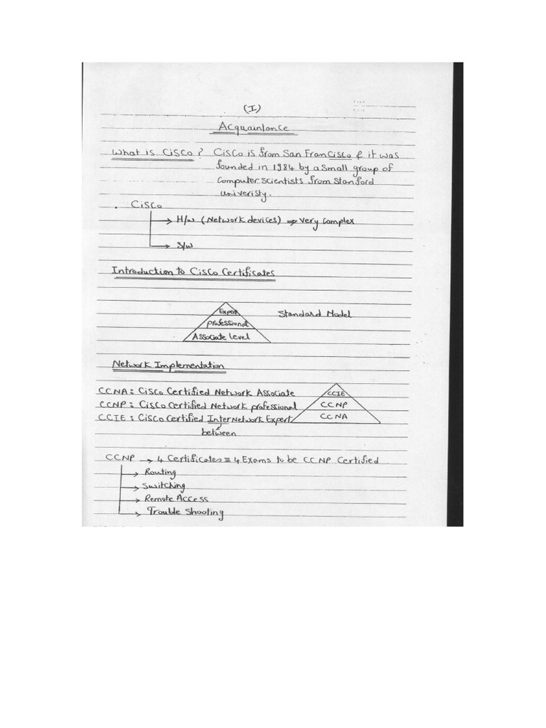 CCNA Notes Day 2 of 10 Day To Master in CCNA | PDF