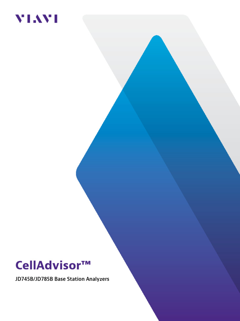 Celladvisor jd745b jd785b Base Station Analyzers Brochure en | PDF ...