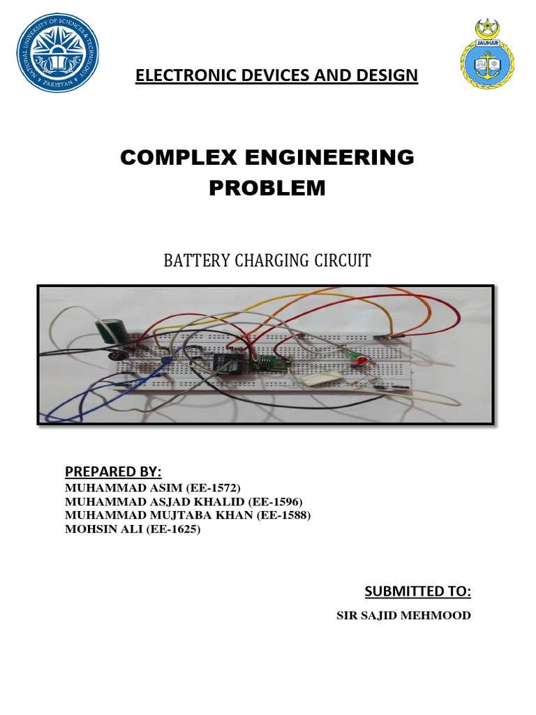 Edc Report Final | PDF | Rectifier | Battery Charger
