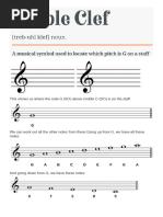 Cello Range | PDF | Cello | Clef