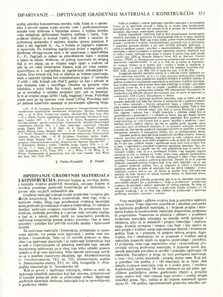 Ispitivanje Gradjevnih Materijala TEHNICKA ENCIKLOPEDIJA | PDF