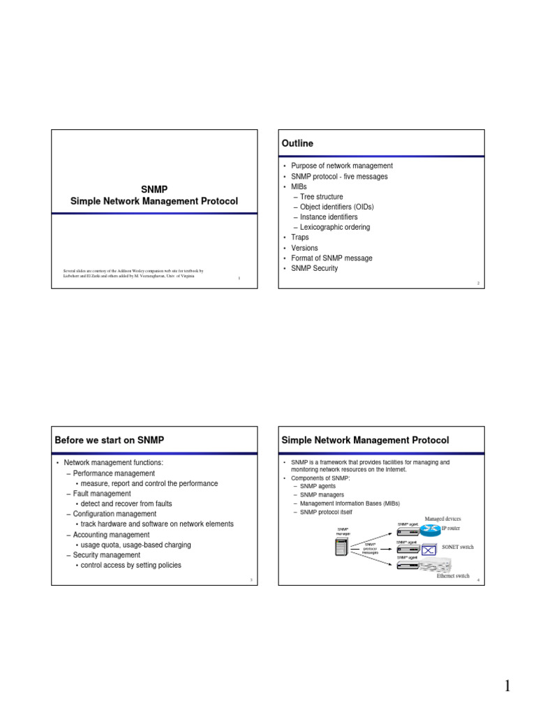 Snmp Pdf Database Index Port Computer Networking 3441