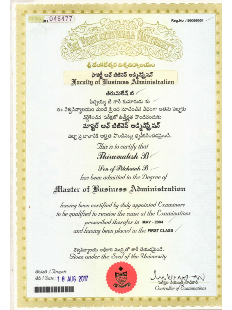 Masters Degree | PDF