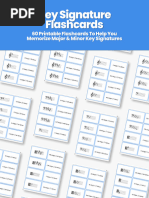 Major and Minor Key Cadences Wall Chart | PDF